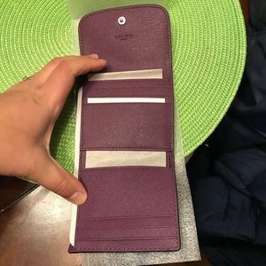 Coach | Bags | Nwt Coach Small Leather Lilac Purple Wallet | Poshmark